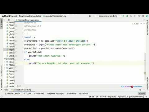 65. Introduction Python Regular Expression (RE) | How RE Operations work in Python - YouTube