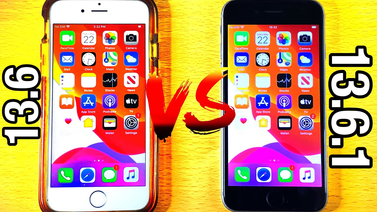 iPhone 6S iOS 13.6.1 Vs iOS 13.6 Speed Test! - YouTube