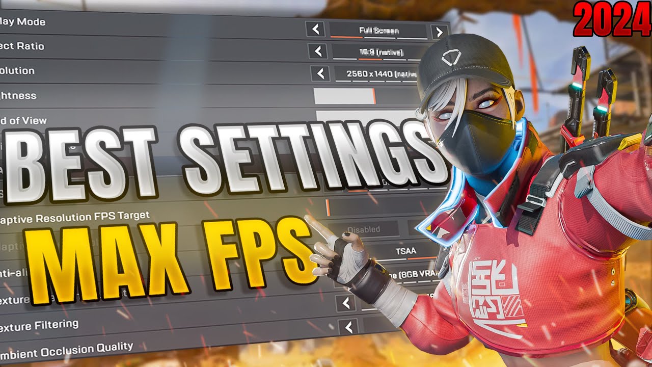 Best Settings For *MAX FPS* ( no bs ) In Apex Legends - YouTube