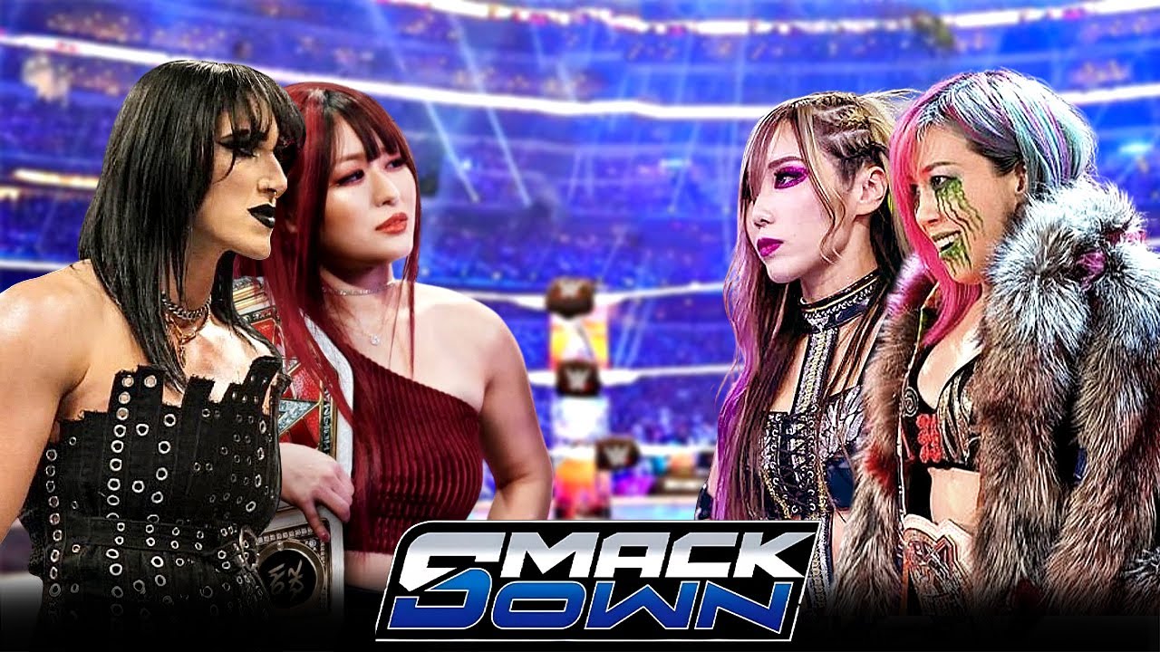 Full Match Rhea Ripley & Iyo Sky vs Asuka & Kairi Sane | WWE SMACKDOWN - YouTube