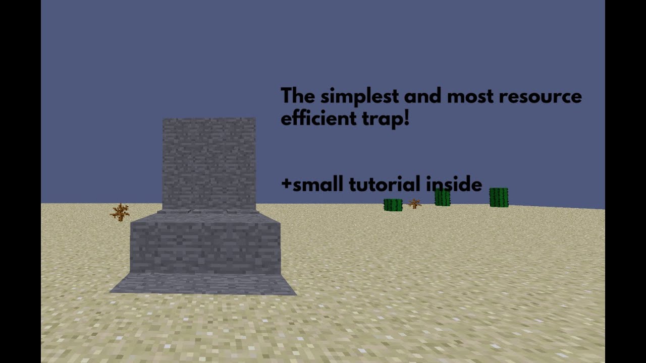 The simplest and most resource efficient trap ever! - YouTube