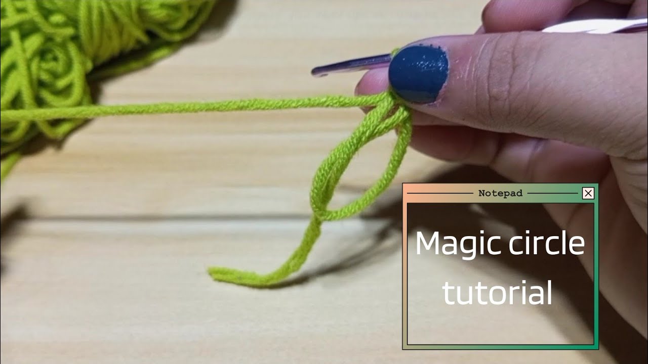 CROCHET || How to MAGIC CIRCLE? Tutorial for beginners. - YouTube
