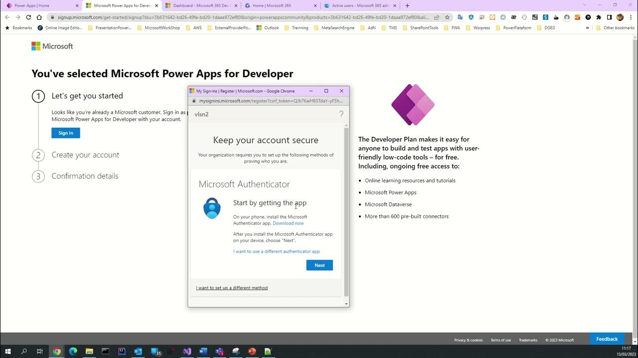 How to Create a Developer Environment Power Apps - YouTube