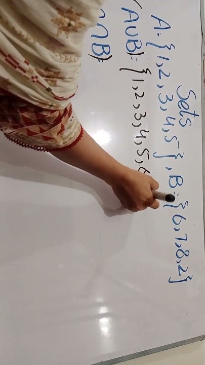 Sets, Union & intersection Mathematics | Lecture 2 | Class...... - YouTube