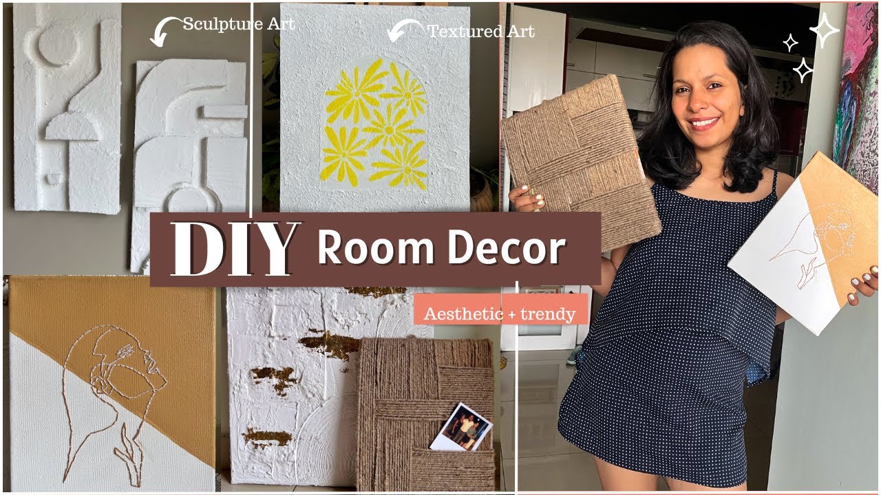 Popular DIY ROOM DECOR IDEAS Under Rs 100 😍| Aesthetic Room Decor at ...
