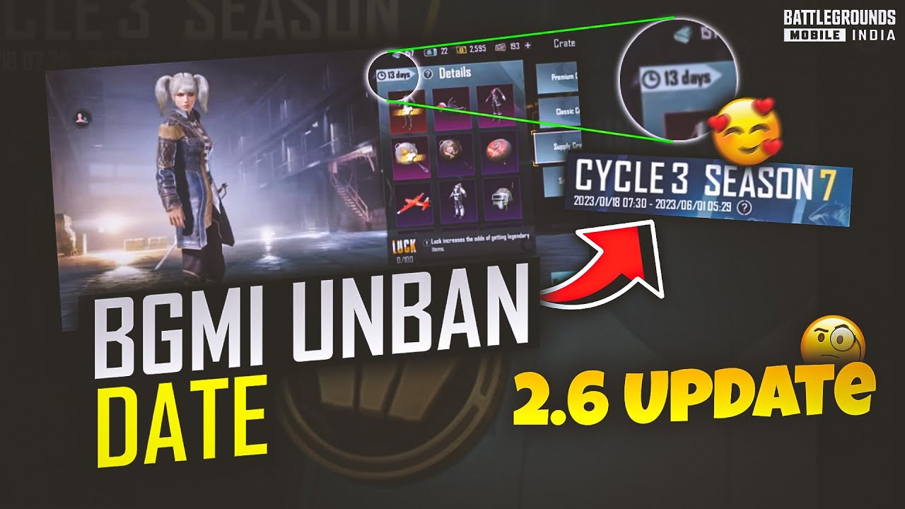 BGMI UNBAN OFFICAL DATE ? BGMI UNBAN LEAKS 🧐#bgmi #bgmiunban - YouTube