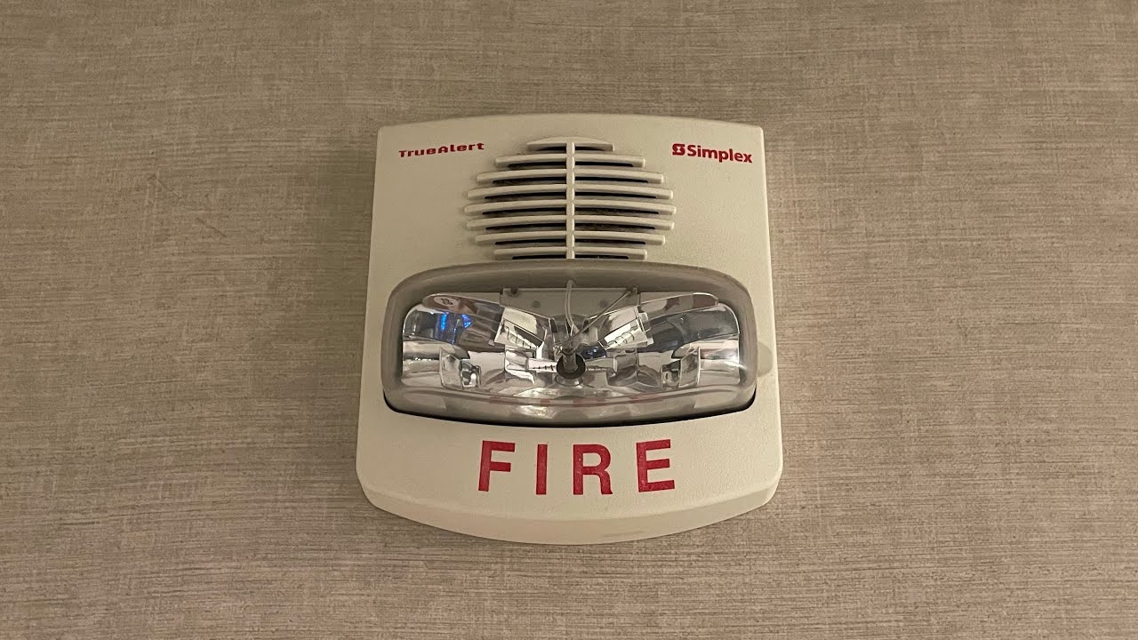 Dorm Fire Alarm Goes Off Again 11/24/25 | Simplex Truealert Horn ...