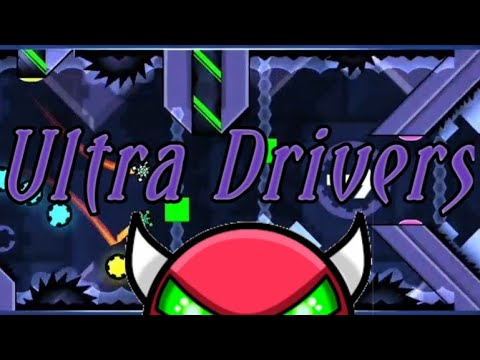 "Ultra Drivers" 100% By LazerBlitz | Hard demon | All Coins | Geometry ...