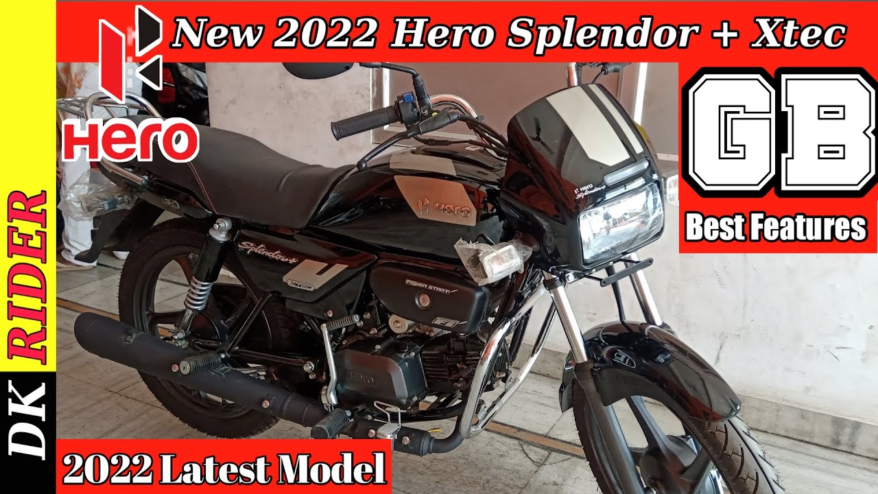 Hero Splendor Plus Xtec 2022 Model Splendor Plus Xtec Features, Price ...
