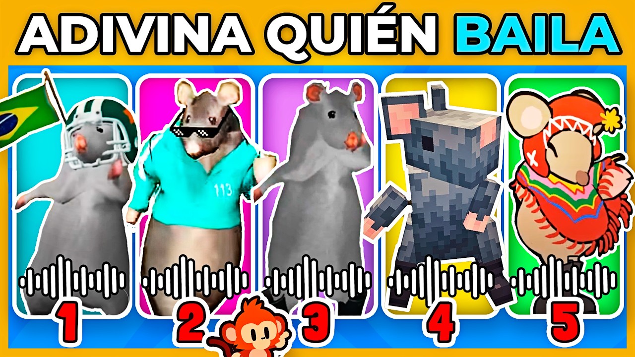 💃🏻🐀ADIVINA QUIÉN BAILA | 🐀🕺 RATÓN MILTON | SOLO 5% LOGRA TODO | 🐵 # ...