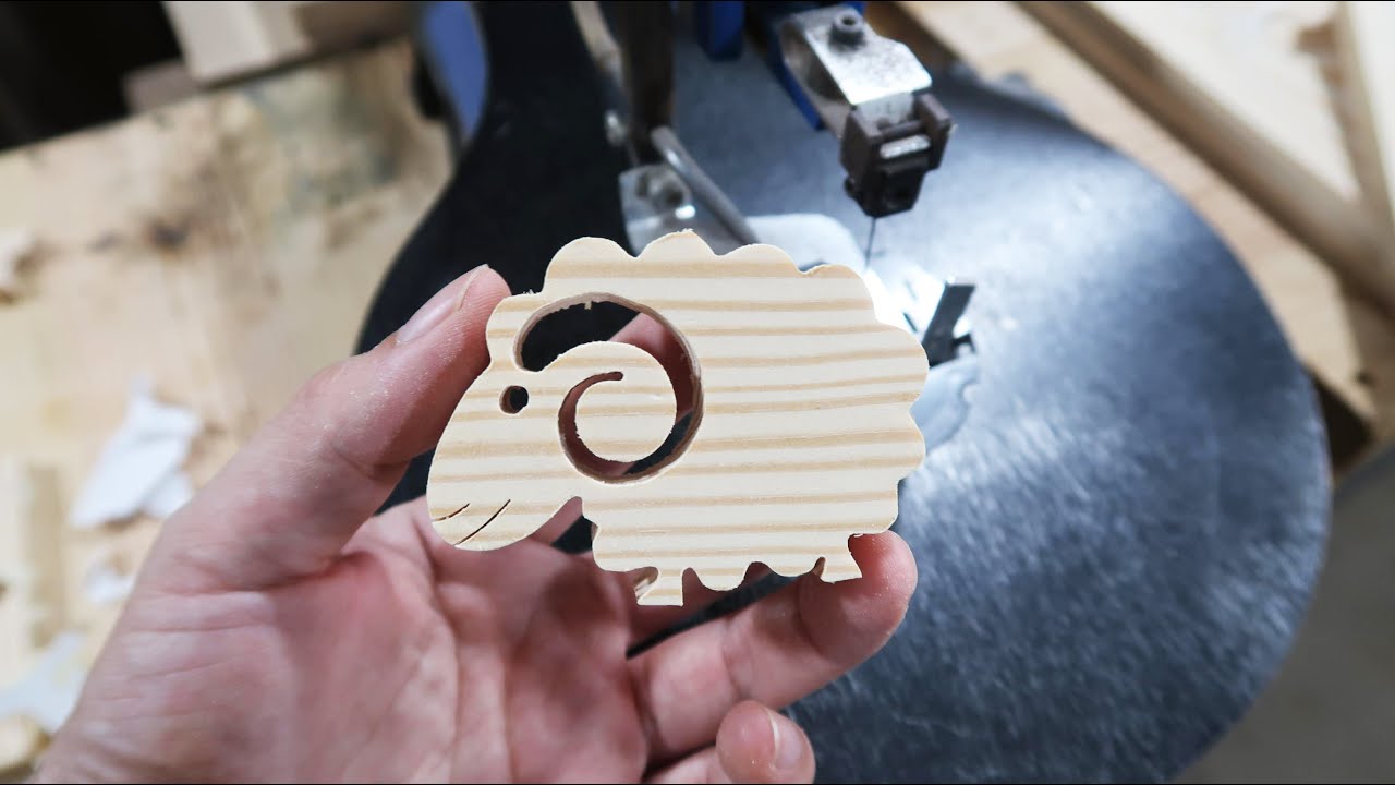 How to make a wooden sheep - YouTube