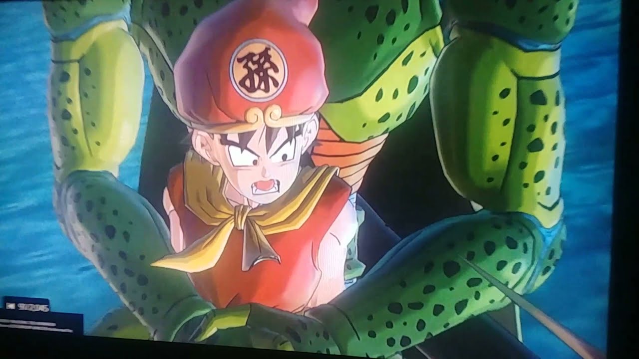Dragonball Xenoverse 2 Cell Absorption Grab on Kid Gohan Gallery Gyaku ...