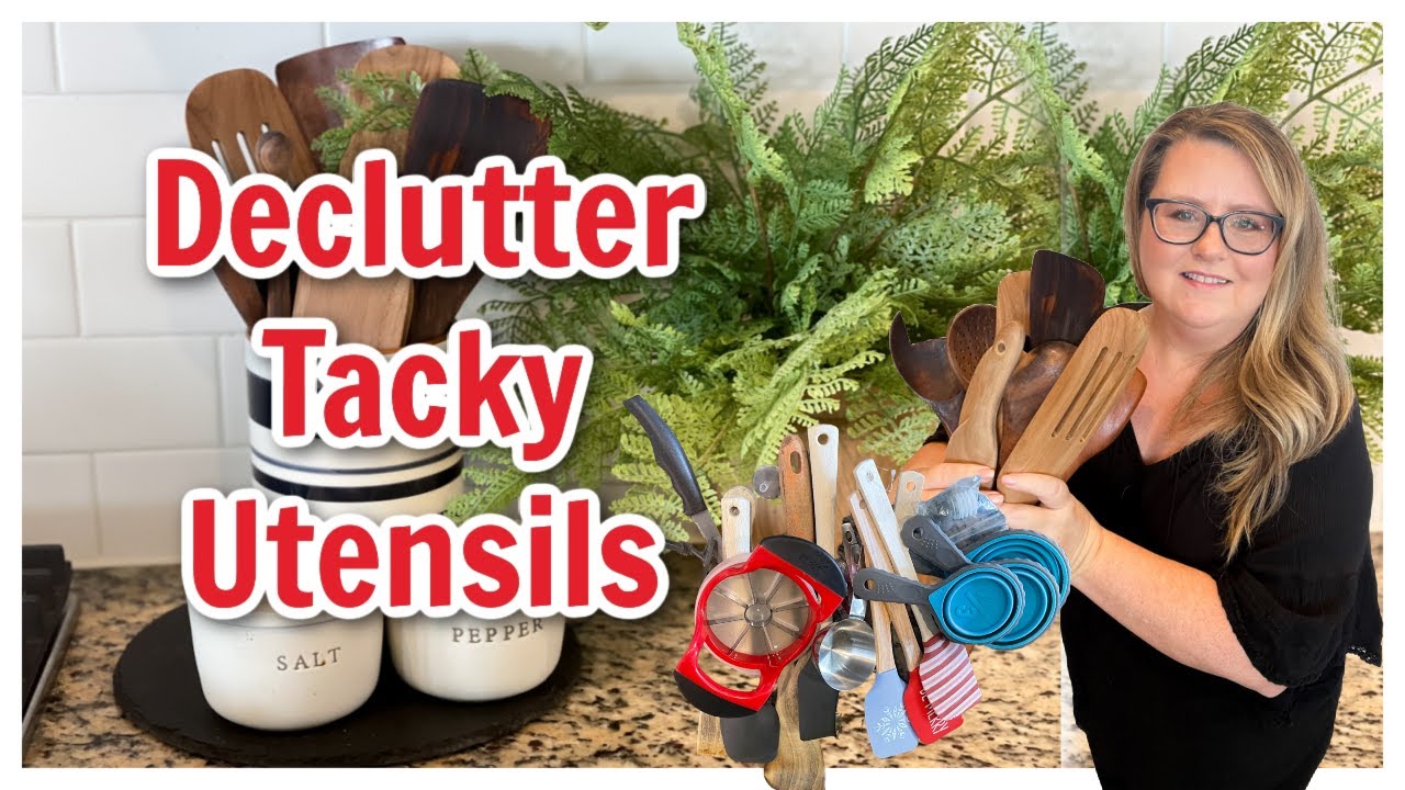 Day 2 Utensils | 30 Day Home Declutter | 2023 Declutter Challenge | Mom ...