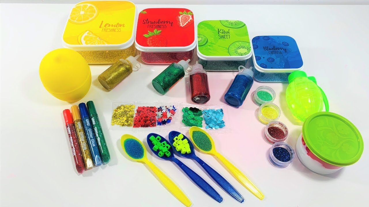 Tedy Tells...How to Make Happy Fruits Slime | Slime Story | 71 - YouTube