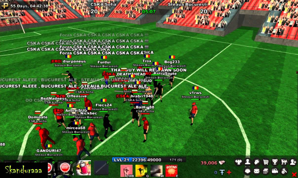 Hooligans Game Romania CSKA Sofia - Steaua Bucuresti - YouTube