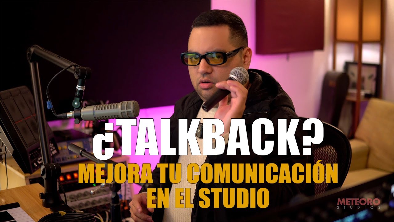 Como usar un TALKBACK en tu studio - YouTube