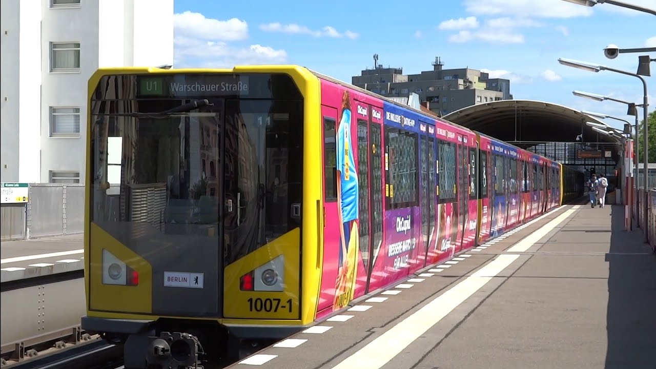 U-Bahn Berlin | Züge auf der U1 & U3 + Mitfahrt über Oberbaumbrücke [HD ...