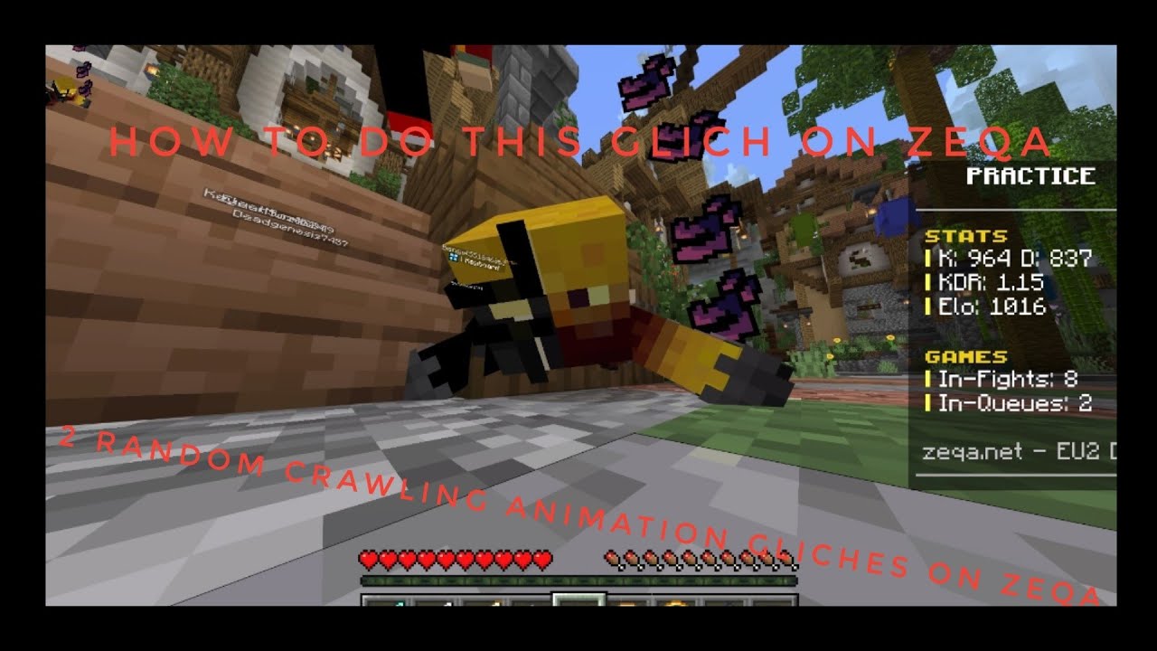 How to do 2 weird crawling animation glich on zeqa! - YouTube