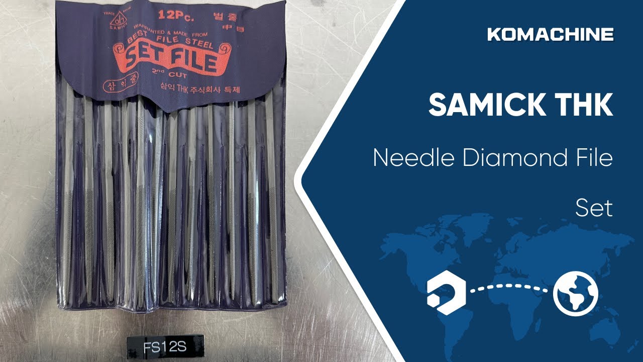 SAMICK THK / Needle Diamond File Set (FS12S) / INV-04082 - YouTube