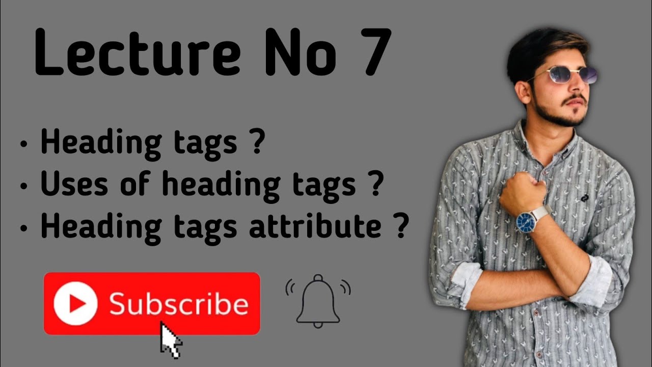 HTML Heading Tag Complete Explain H1 To H6 There Uses And Attribute HTML Heading Tag Complete Explain H1 To H6 There Uses And Attribute