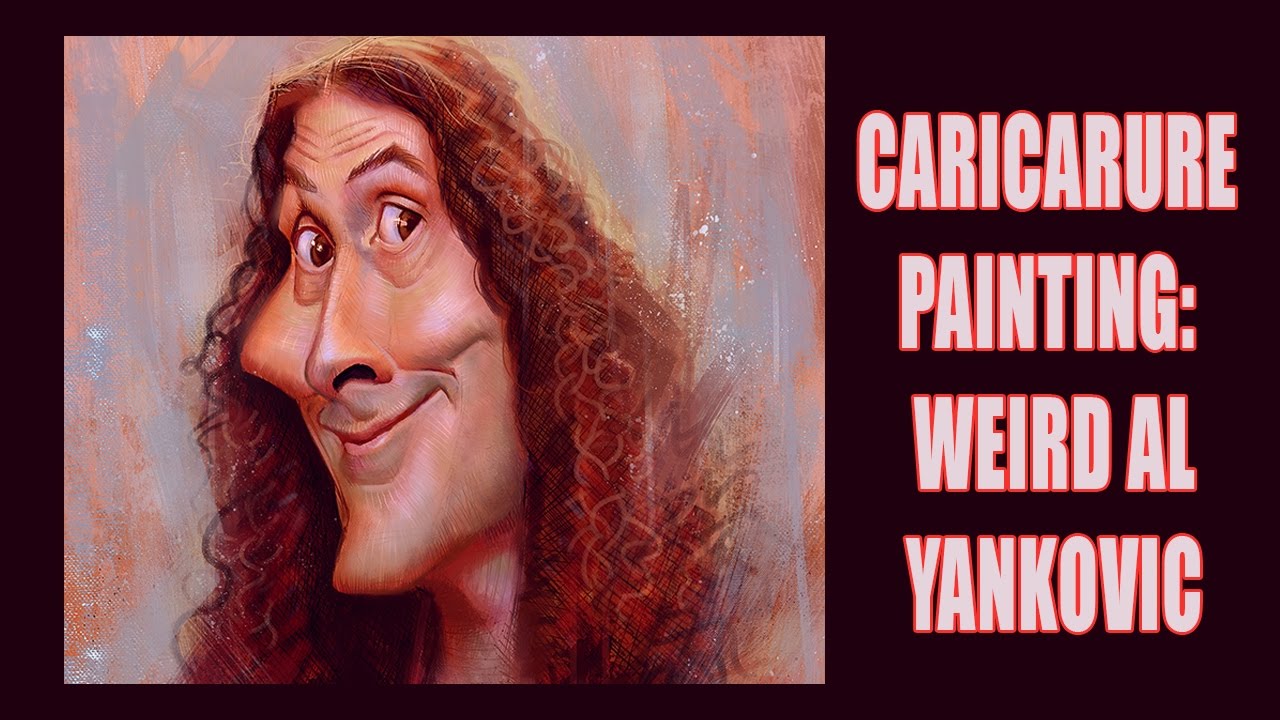 Caricature painting - Weird Al Yankovic - YouTube