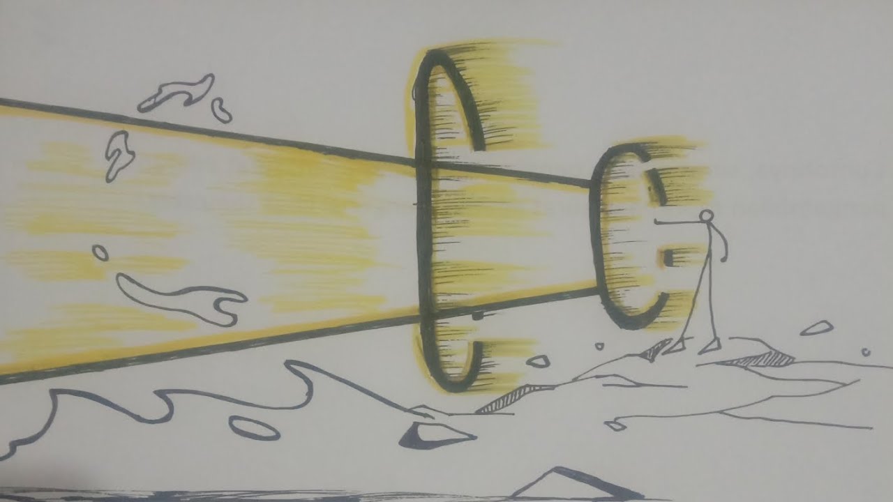 Draw stickman yellow power - YouTube