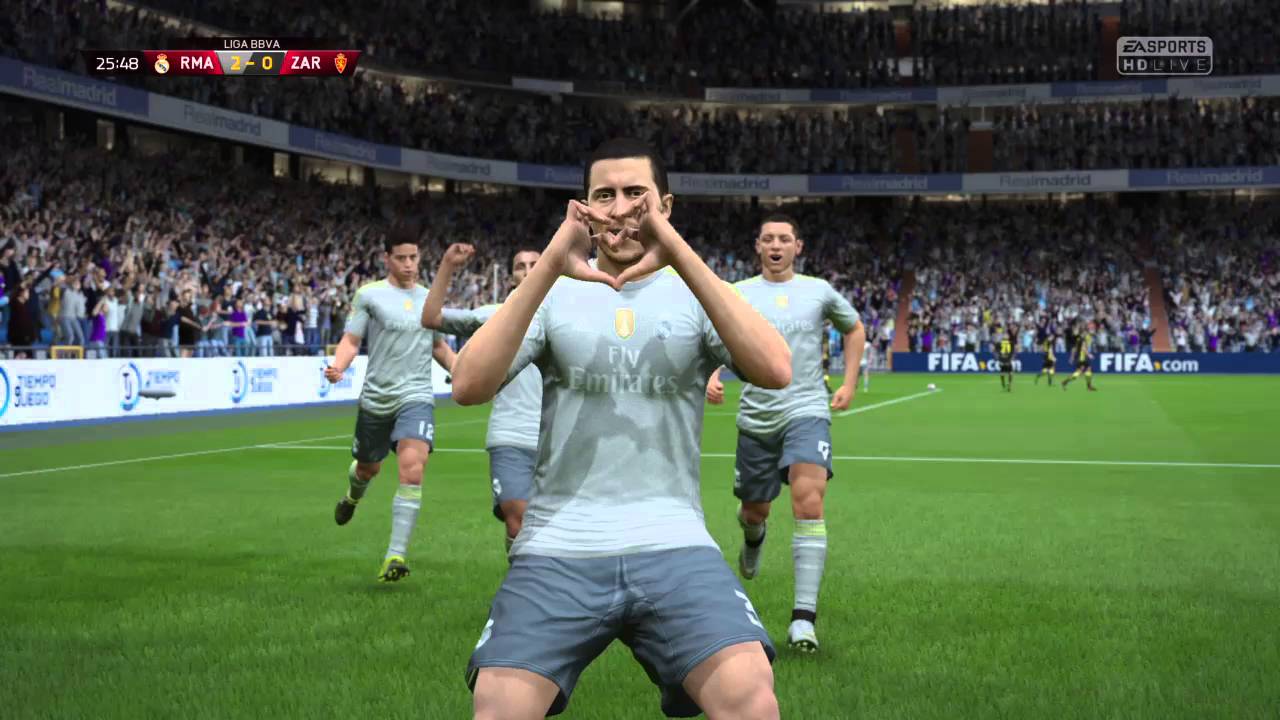 FIFA 16 / Eden Hazard - YouTube