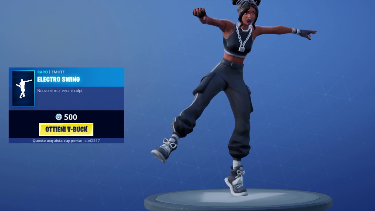 Ballo "ELECTRO SWING" con tutte le mie skin ! Fortnite battle royale ...