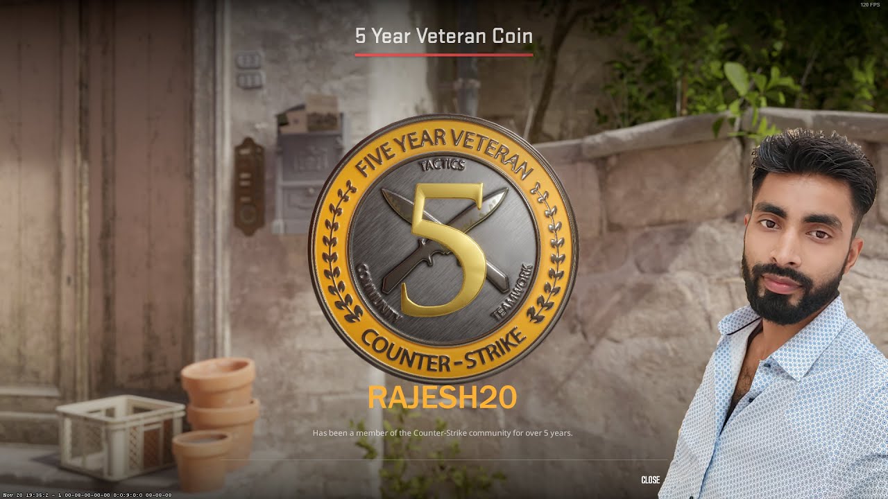 5 year veteran coin csgo #counterstrike2 #CS2 @rajesh20 - YouTube