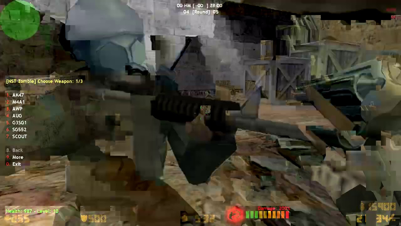 CS Extreme V6 Zombie Mode 3 Gameplay - YouTube