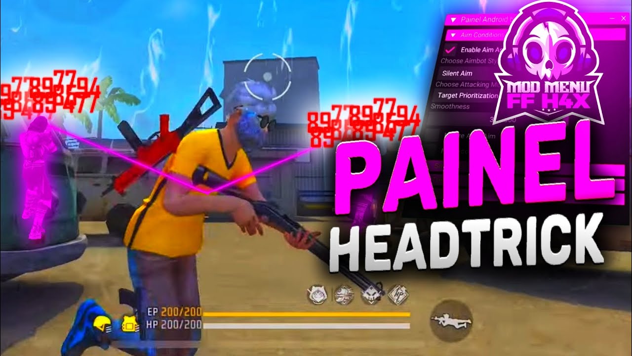 LINK DIRETO!!☠️ PAINEL HEADTRICK FULL VERMELHO AIMBOT TRICK ATUALIZADO 🩸 ANDROID | LINK ...