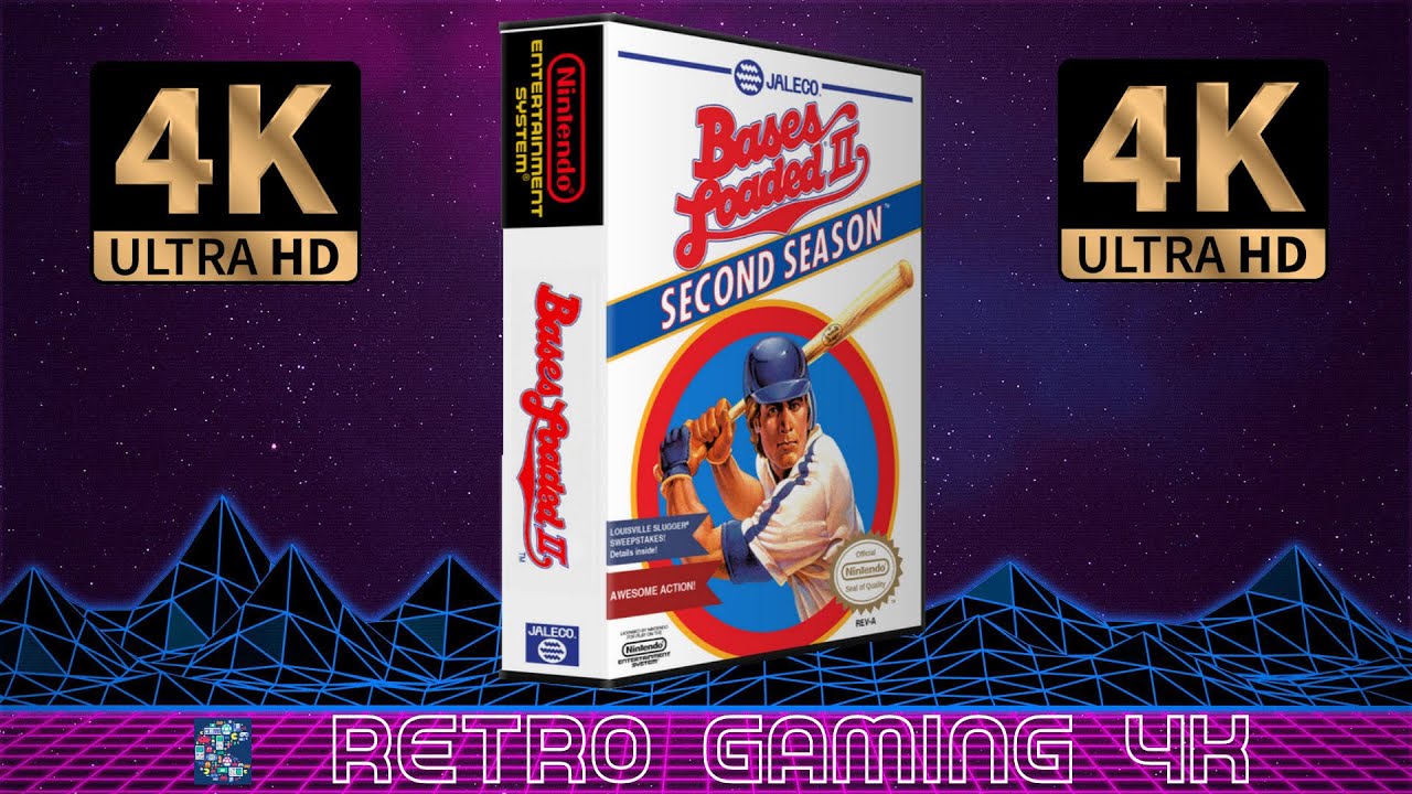 Bases Loaded II: Second Season (1988) Nintendo NES retro video game ...