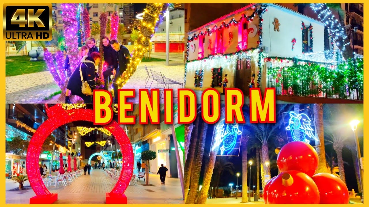 Bebidorm Christmas 🎅 Benidorm Navidad 🎄🇪🇸 SPAIN 2021 - YouTube