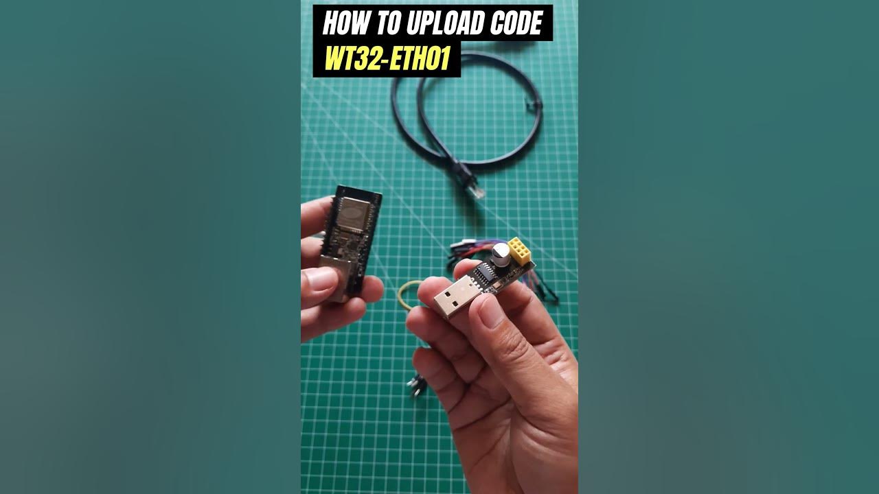 Upload WT32-ETH01 in Arduino IDE - YouTube