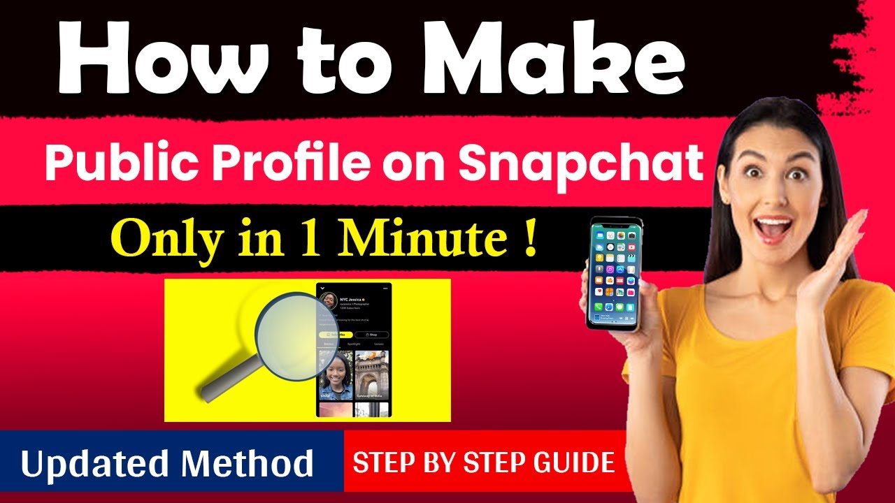 How to Make a Public Profile on Snapchat in 2024 [ New Updated Method ...