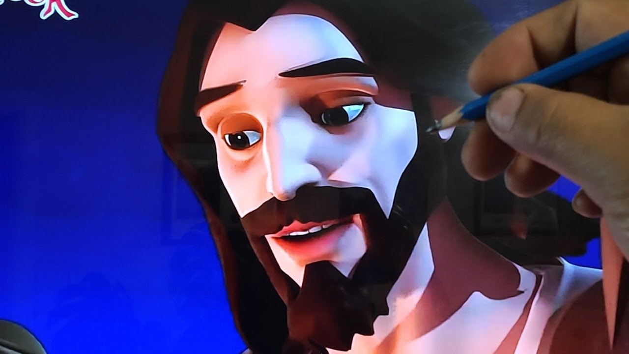 How to draw Jesus from Superbook | Christian Animation- Miracle of ...