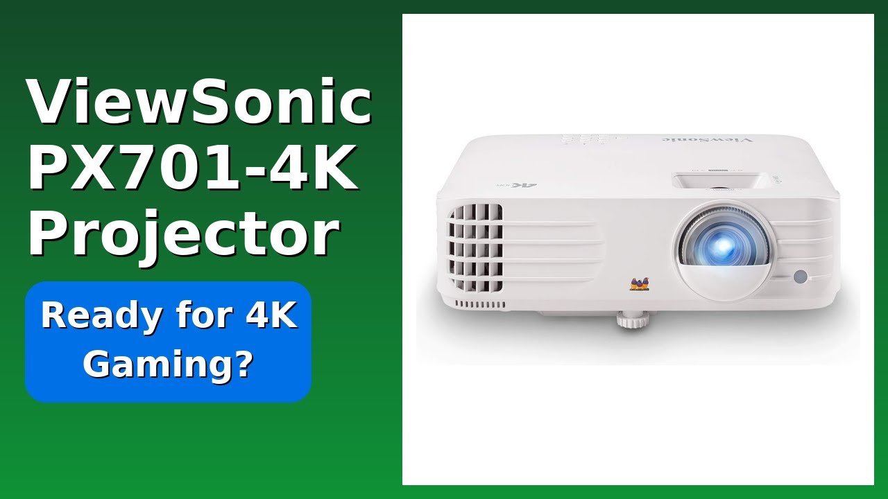 REVIEW (2026): ViewSonic PX701-4K Projector. Features. - YouTube
