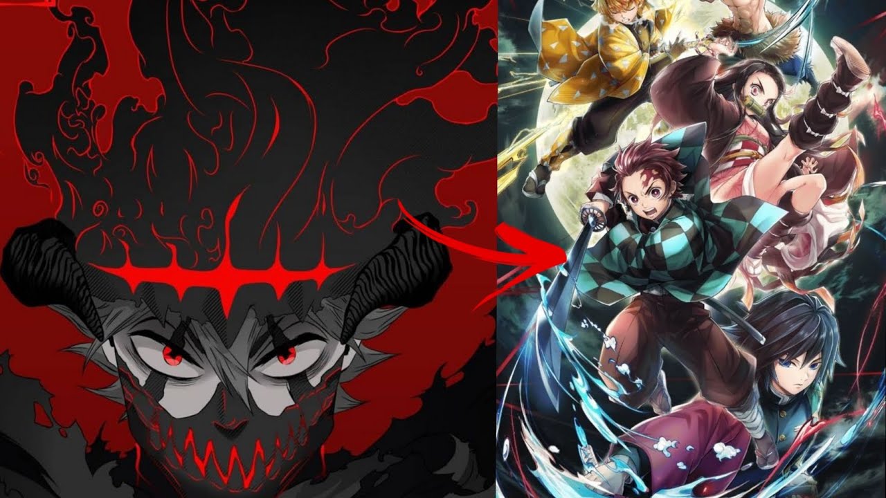 what if asta was in demon slayer - YouTube