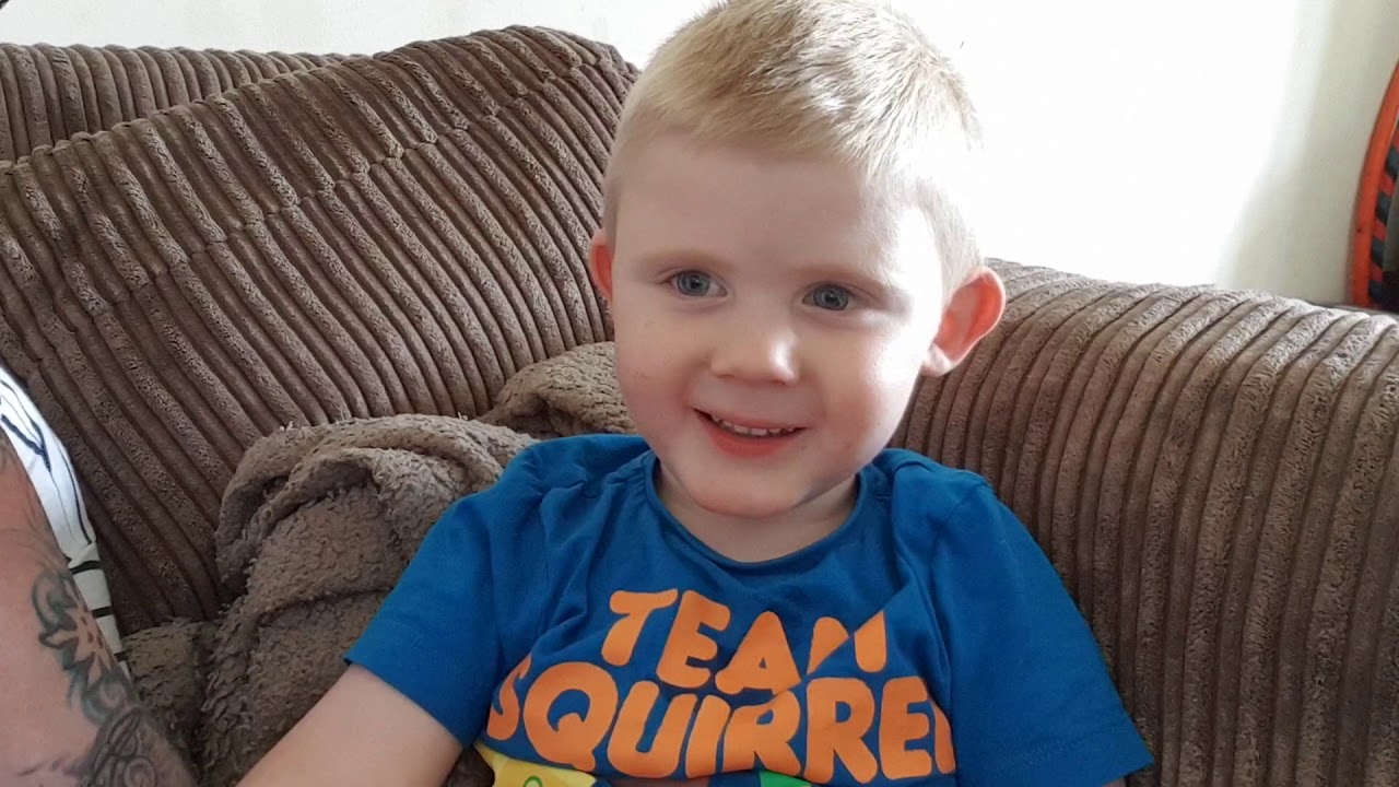 Copying noises 3yrs4mo (1p36 deletion syndrome) - YouTube