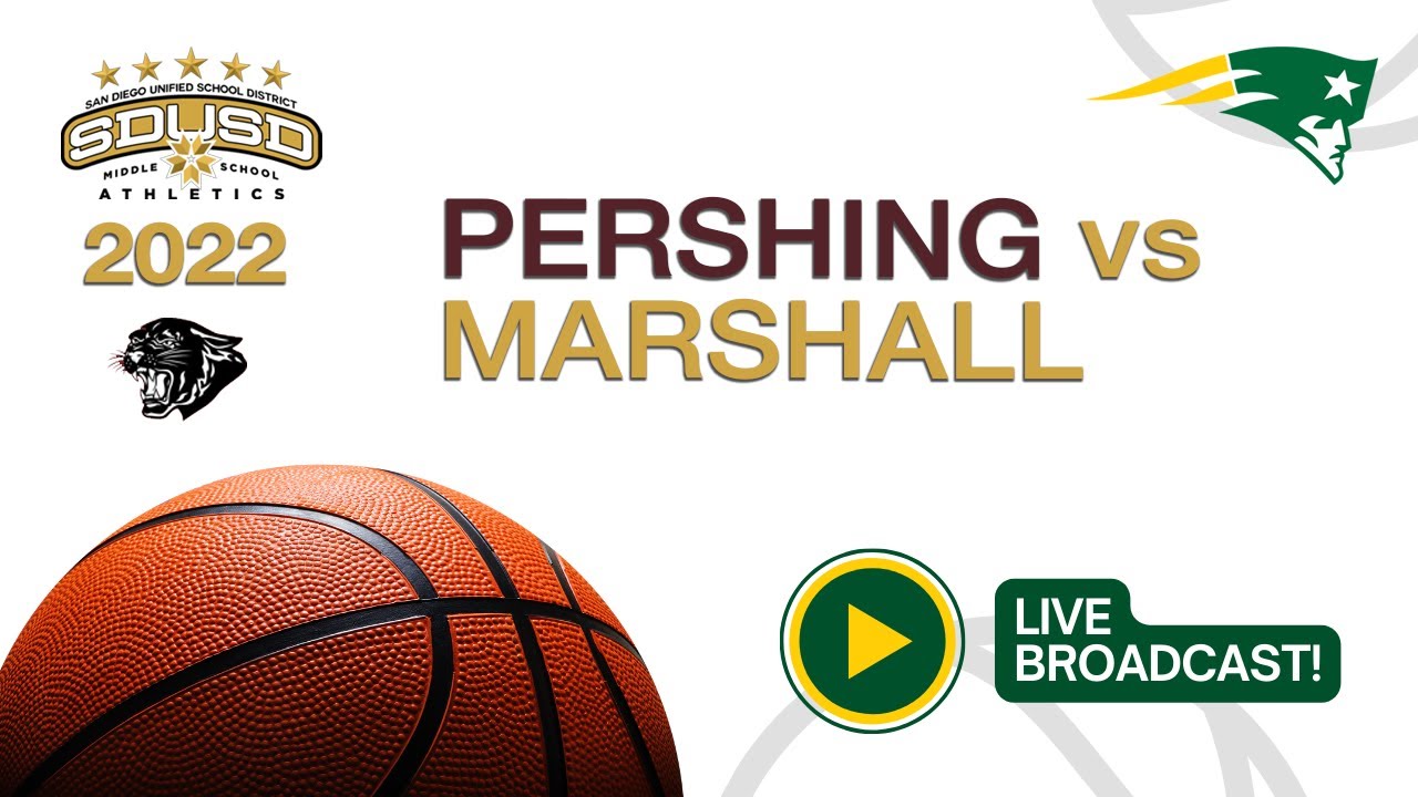 (9/24) Pershing vs Marshall, Boys Basketball, SDUSD Middle School ...