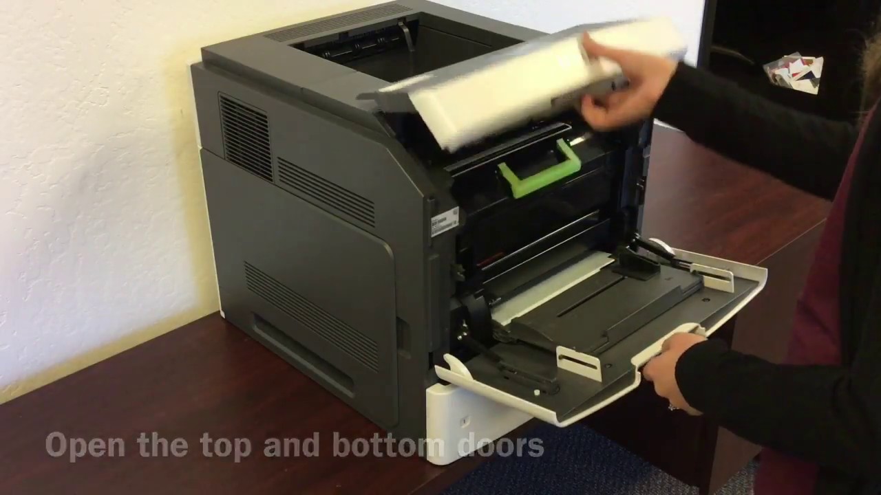 How to Replace Your Lexmark MS812 Toner Cartridge - YouTube
