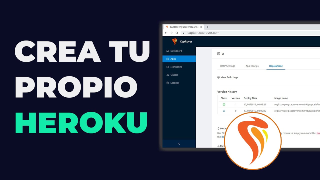 Crea tu propio servicio PaaS (Platform as a Service) con Caprover - YouTube