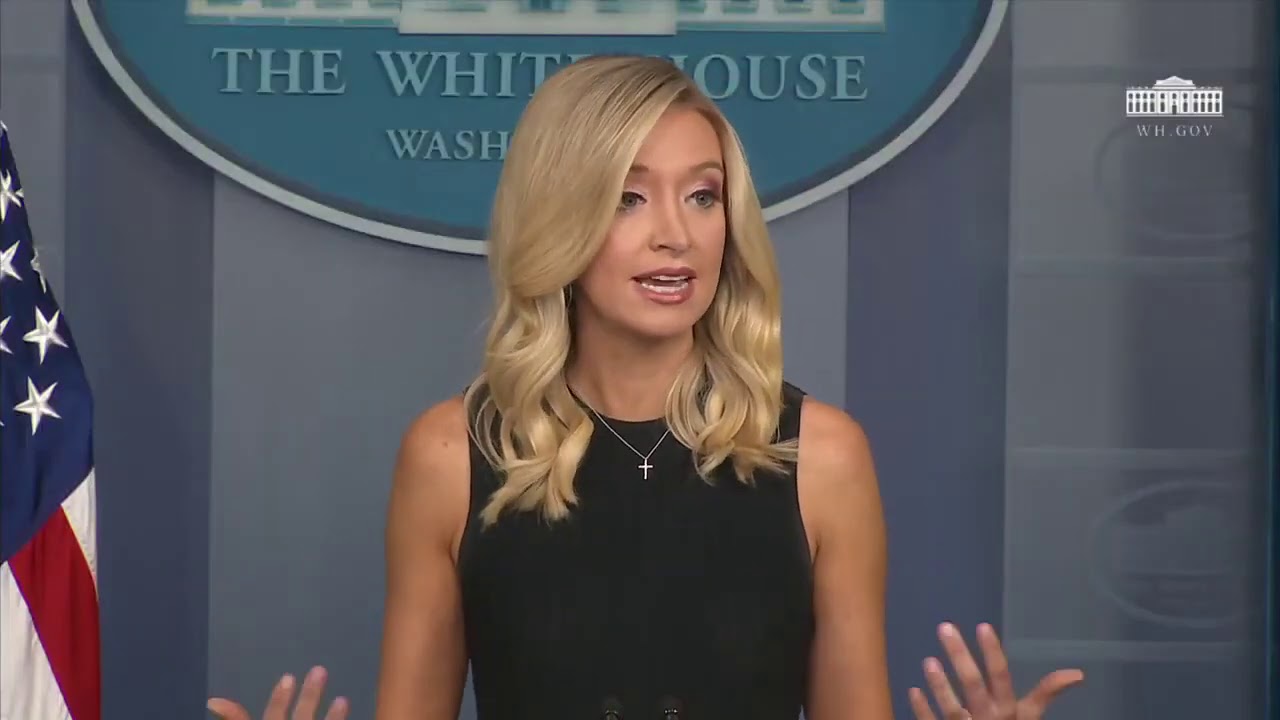 Press Conference: Kayleigh McEnany Holds a Press Briefing at The White ...