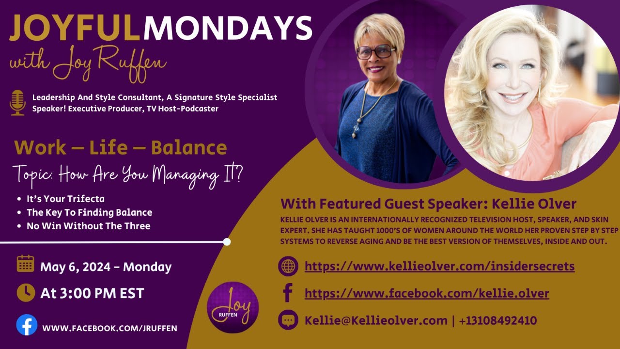 Joyful Mondays with Joy Ruffen - May 6, 2024 - YouTube