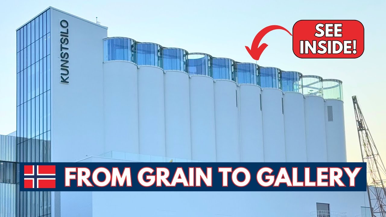 This Was a Grain Silo?! Inside Norway’s Boldest New Art Museum - YouTube