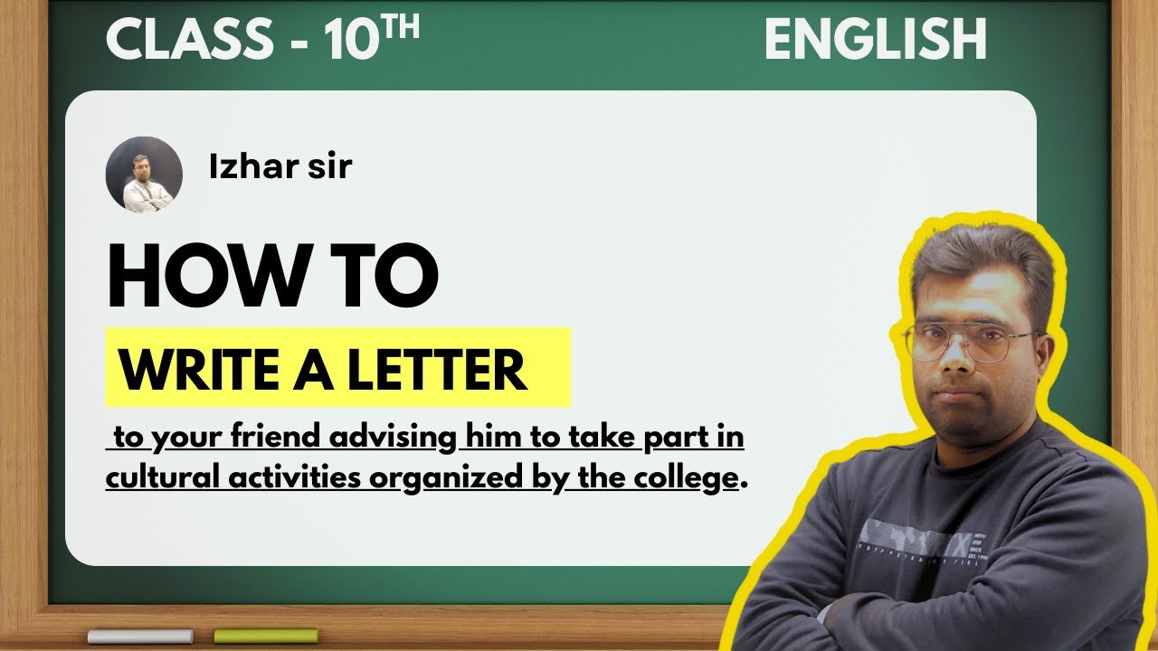 letter likhna seekhe asani se for Board examination class 10th || Izhar ...
