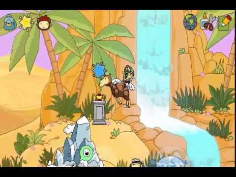 Let's Play Scribblenauts Unlimited Episode 12: Camels with Wings - YouTube