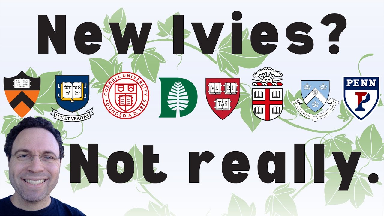 New Ivies? Not really. - YouTube