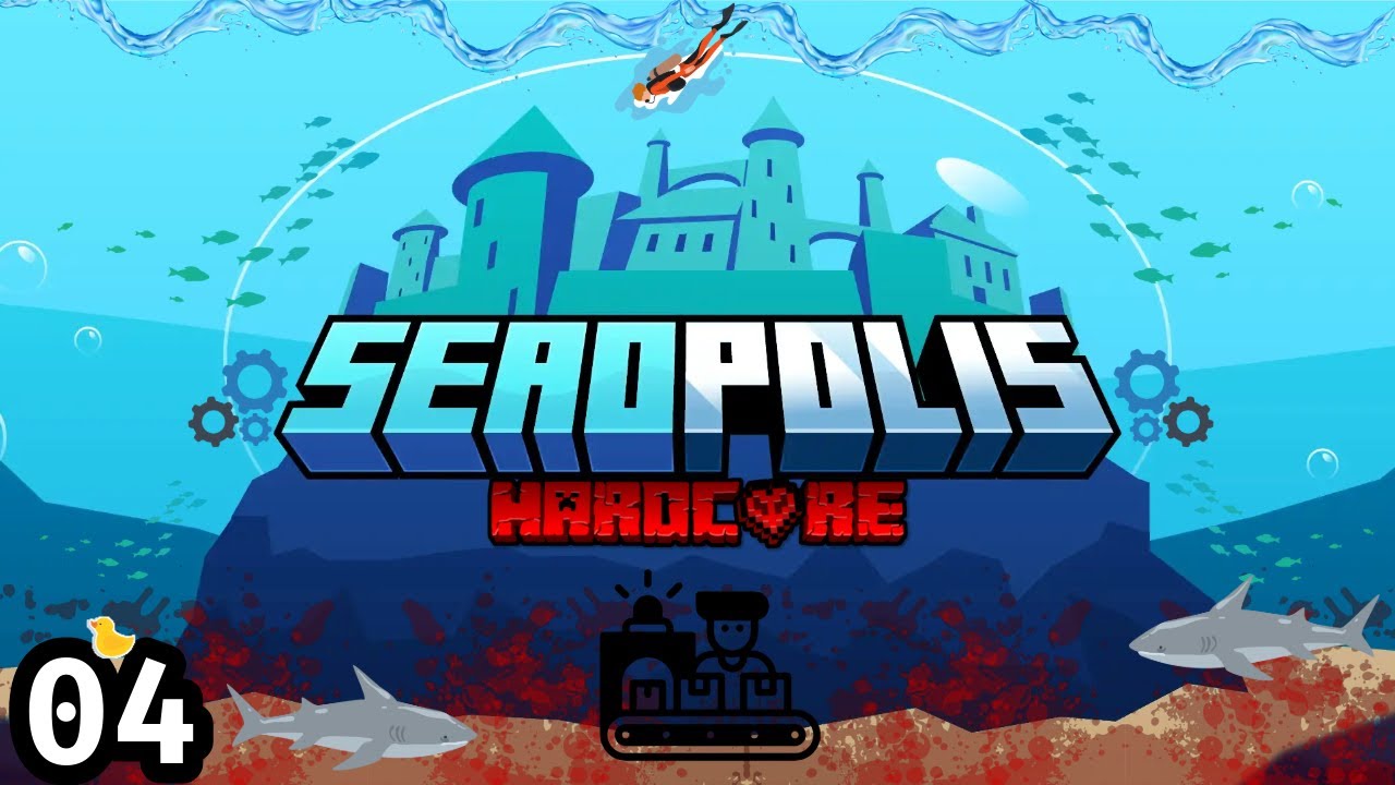 Advancing Fast So I Can Escape This Water Hell | Minecraft Hardcore Seaopolis Submerged [EP4 ...