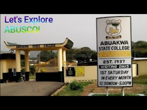 Abuakwa State College Campus Tour. See the Beautiful Campus of ABUSCO ...